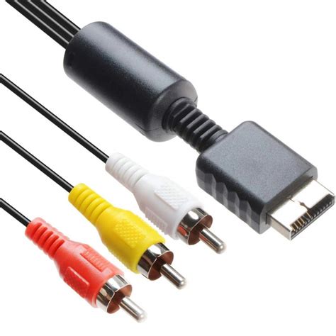 Ps2 Ps3 Av Cable Rca Audio Video Cord For Playstation 2 3 Ps2 Psx