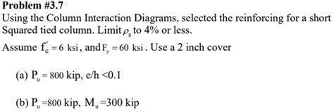 using the column interaction diagrams selected the
