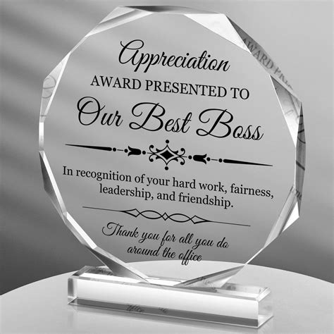 Panelee Thank You Ts For Women Men Acrylic Appreciation