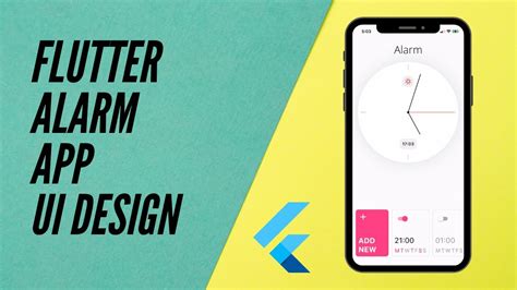 Responsive Alarm App Flutter Ui Speed Code Youtube