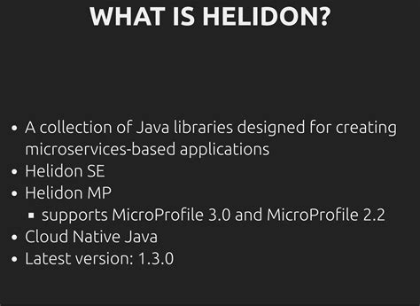 Building Microservices With Helidon Oracles New Java Microservices Framework Ppt