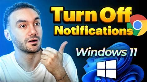 How To Turn Off Chrome Notifications Windows 11 Youtube