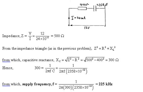 alternating current numerical solved
