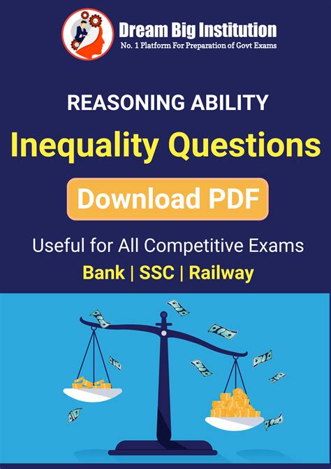 Reasoning Inequality Questions Pdf Download 2022