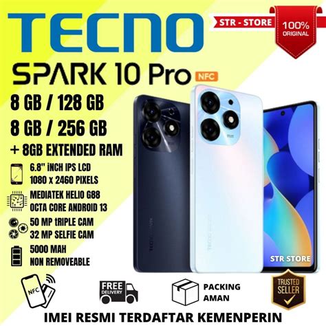 Jual Tecno Spark Pro Nfc Spark Pro Nfc Spark Pro Resmi Shopee Indonesia