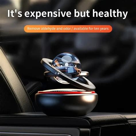 Solar Powered Car Air Freshener And Purifier Revitalize Your Car S Interior With Rotating
