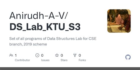 Github Anirudh A Vdslabktus3 Set Of All Programs Of Data