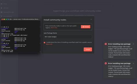 Error Installing Community Nodes Cannot Find Module Questions N8n