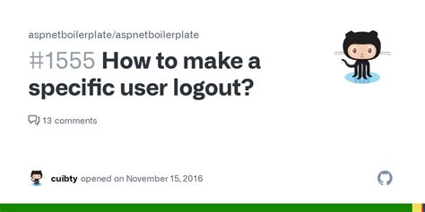 How To Make A Specific User Logout Issue Aspnetboilerplate Aspnetboilerplate GitHub
