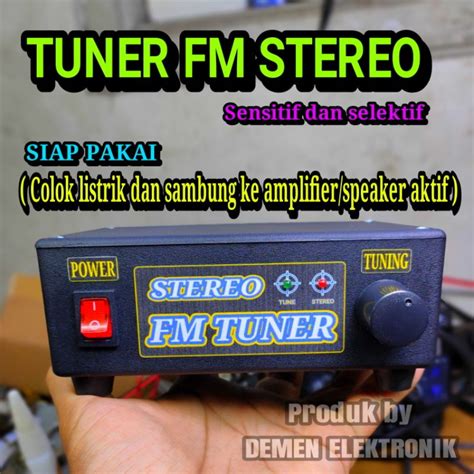 Jual TUNER FM STEREO Siap Pakai Shopee Indonesia