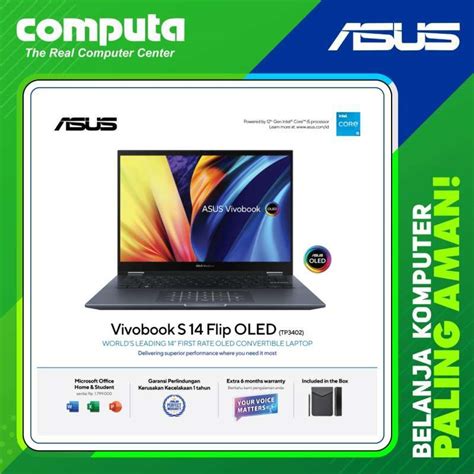 Jual Asus Vivobook S Flip Tp Za Oleds Oleds Laptop In Core I H Gb Gb