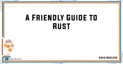 Manning Publications Co On Linkedin A Friendly Guide To Learning Rust Manning