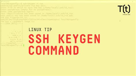 How To Use The Ssh Keygen Command 2 Minute Linux Tips Linux Punx