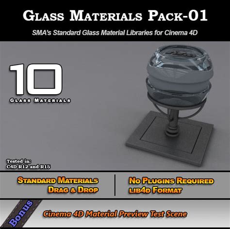 Glass 3d Materials And Shaders From 3docean