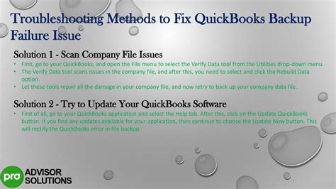 PPT Ways To Settle QuickBooks Backup Failed Issue Practically PowerPoint Presentation ID
