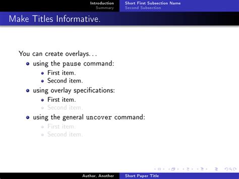 Beamer Installation Guide Easy As Pie LaTeX Beamer