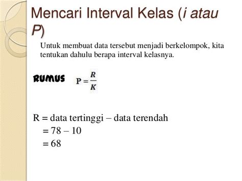 Statistik 2 Meanmedianmodus Data Kelompok
