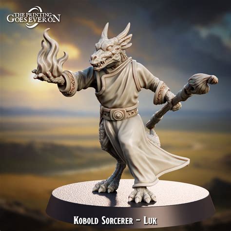 Kobold Sorcerer Luk The Printing Goes Ever On Miniatures By Only