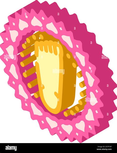 Lotus Feet Divine Feet Isometric Icon Vector Lotus Feet Divine Feet