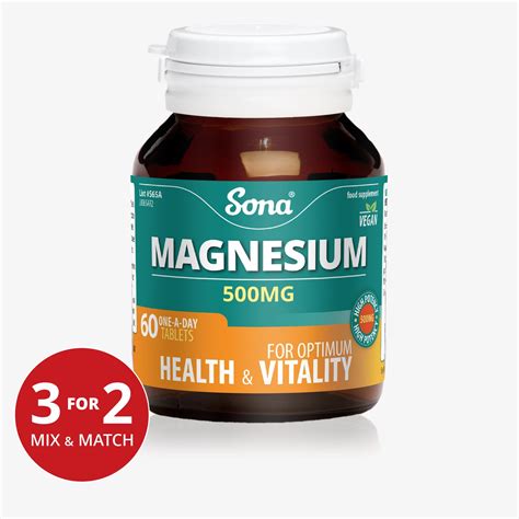Sona Magnesium - 500mg Tablets