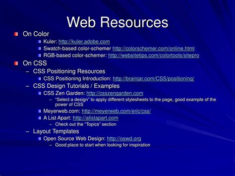 Ppt Mastering Css Layout Positioning And Color Scheming For Websites Powerpoint Presentation