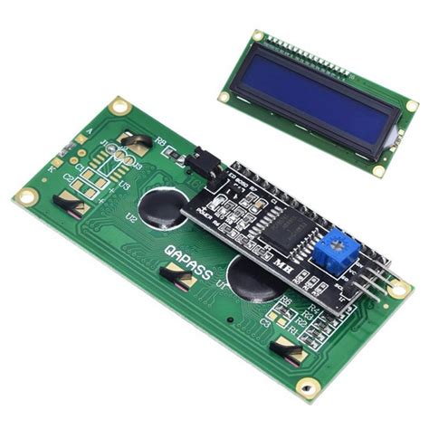 módulo lcd pantalla azul para iic i2c 1602 de arduino shopee chile