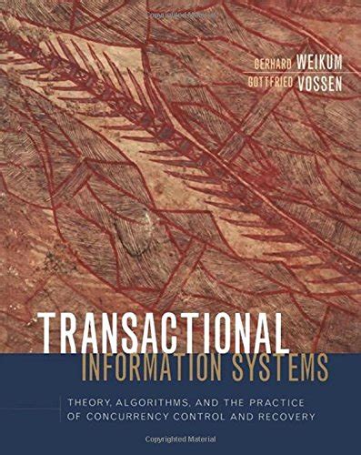 transactional information systems theory algorithms and the practice