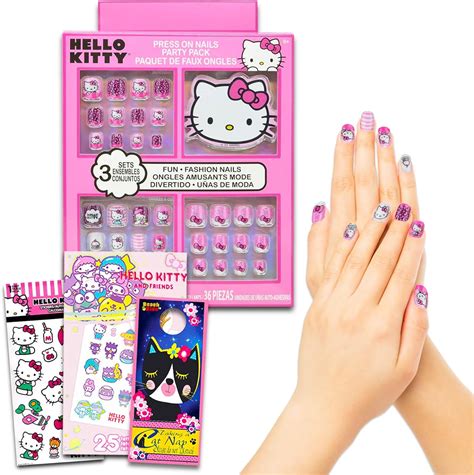 Hello Kitty Nail Art Stickers Set For Girls Bundle With Hello Kitty
