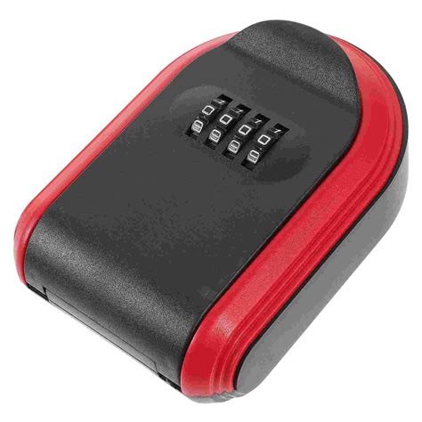 Key Fob Hider Box Password Lock Door Wall Mounted Safe Lockbox For Keys