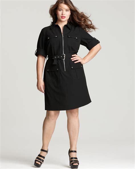 Plus Size Shirt Dress Dressed Up Girl