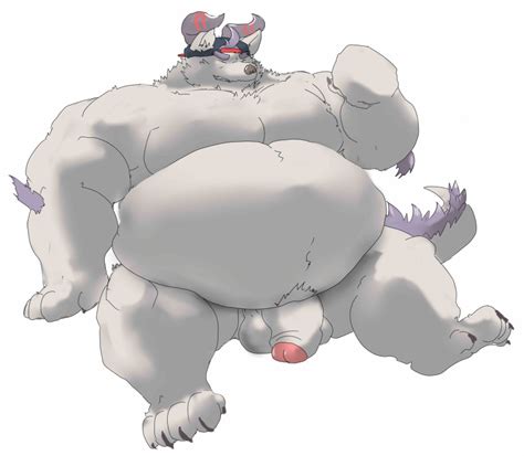 Rule 34 Anthro Balls Behemoth Housamo Belly Flaccid Foreskin Fur Genitals Hair Hi Res Horn