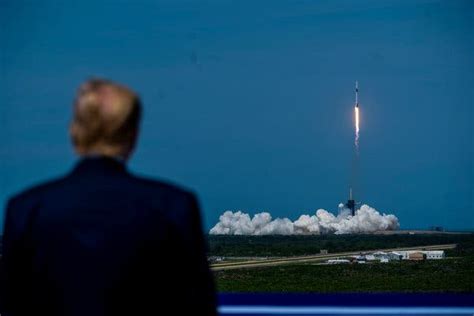 Trump Hopes For His Own Booster Shot From Spacex Rocket Launch The