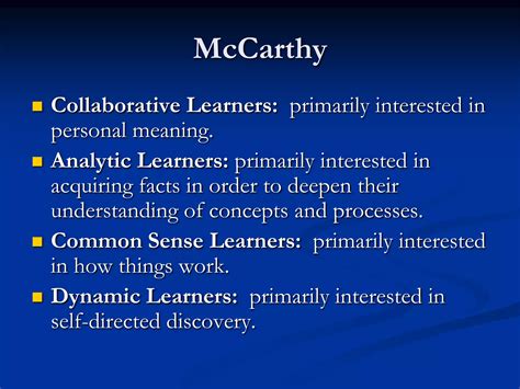 Learning Styles And Modes Of Learning Ppt