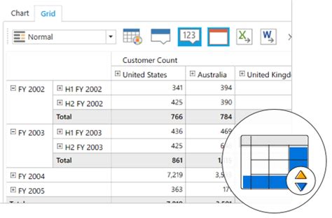 WPF OLAP Browser For Slice And Dice Syncfusion