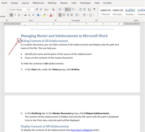Hide Or Show Parts Of A Microsoft Word Document Ibruk
