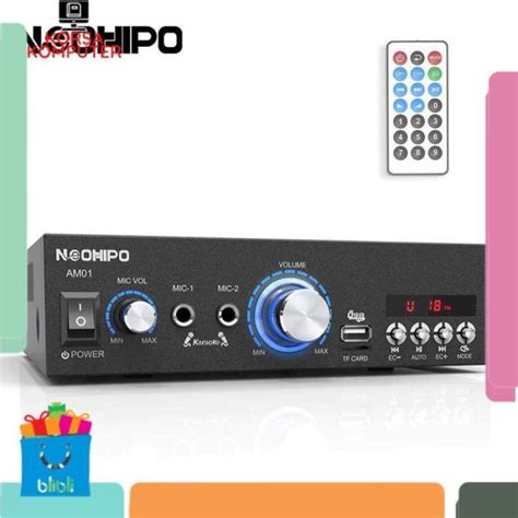 Jual Amplifier Audio Bluetooth Power Home Theater Stereo 100W Super Bass Di Seller Korsa
