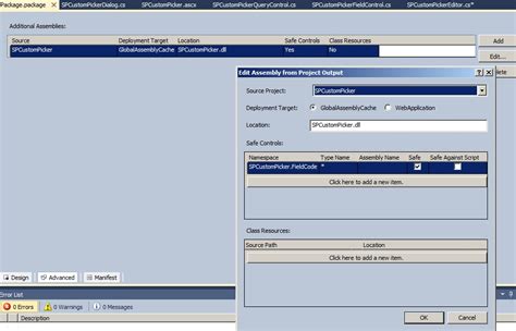 Sharepoint 2010 Create A Custom Picker With Dialog I Like