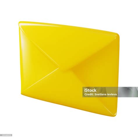 3d 편지 엽서가 있는 닫힌 우편 봉투 현실적인 알림 표시 뉴스 구독 읽지 않은 이메일 채팅 소셜 네트워크 응용 프로그램에서 발신 또는 수신 메시지 0명에 대한 스톡 벡터