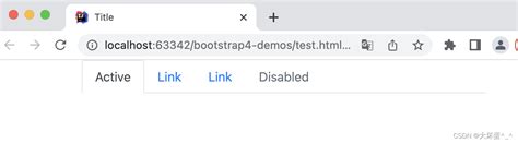 bootstrap4：组件 csdn博客