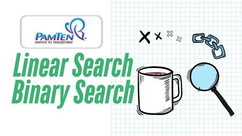 Linear Search Binary Search Searching Algorithms Python Pamten Youtube