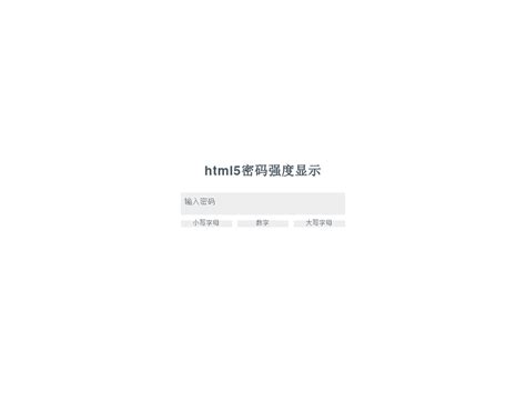 vue js适用于手机注册表单输入密码强度验证