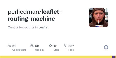 Github Perliedmanleaflet Routing Machine Control For Routing In Leaflet