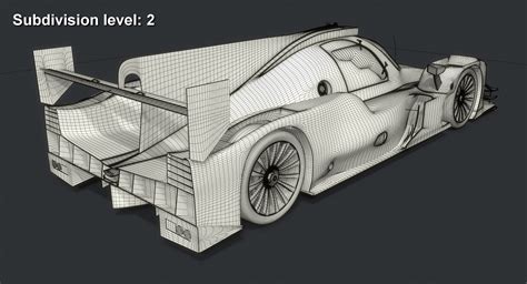 3d Class Racing Wec Lmp2 Model Turbosquid 1545453
