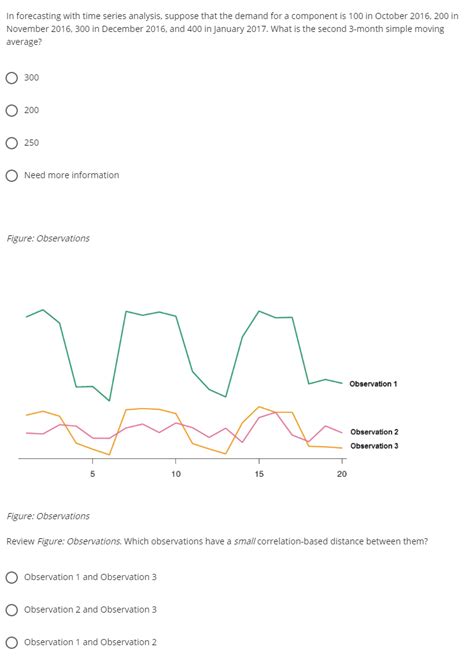Solved In Forecasting With Time Series Analysis Suppose Chegg