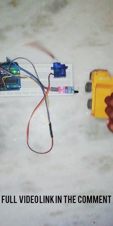 servo motor with ir sensor arduino youtube