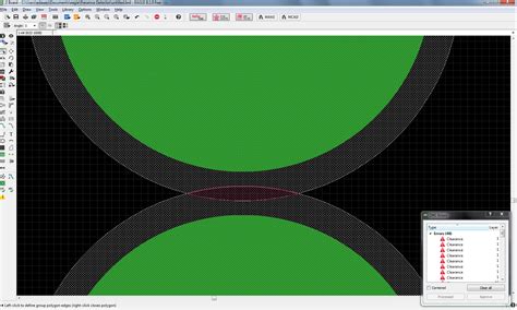 pcb how to disable overwrite tstop overlap conflicts detection in