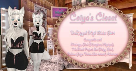 Second Life Marketplace Coiyas Closet Unzipped High Waist Skirt