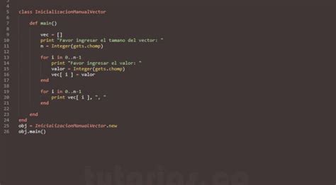 Poo Ruby Inicializacion Manual Vector