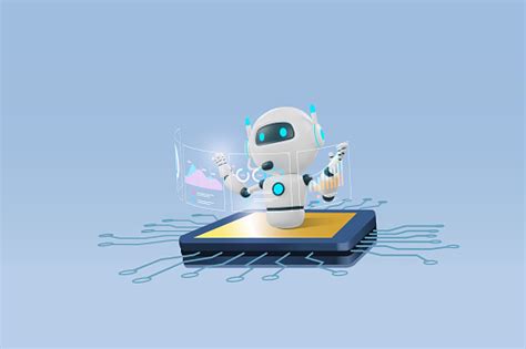 회로 기판에서 비즈니스 그래프 차트 데이터를 분석하는 Ai 채팅 로봇 인공 지능 기술 혁명 및 개발 기계 학습 로봇 과학 연구를 비즈니스에서 구현합니다 로봇에 대한 스톡
