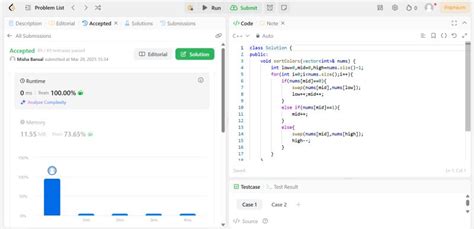 100daysofcode Dsa Leetcode Sorting 100daysofcode Codingchallenge